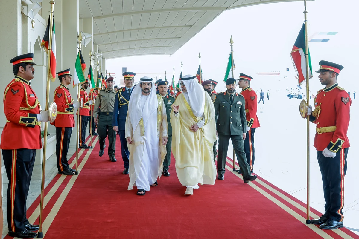 Look: Sheikh Hamdan arrives in Kuwait on official visit | Khaleej Times