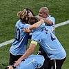 Uruguay downs Mexico 1-0 to win Group A