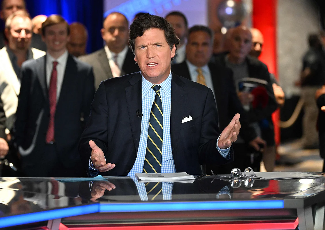 Fox News, Tucker Carlson part ways days after Fox settles Dominion ...