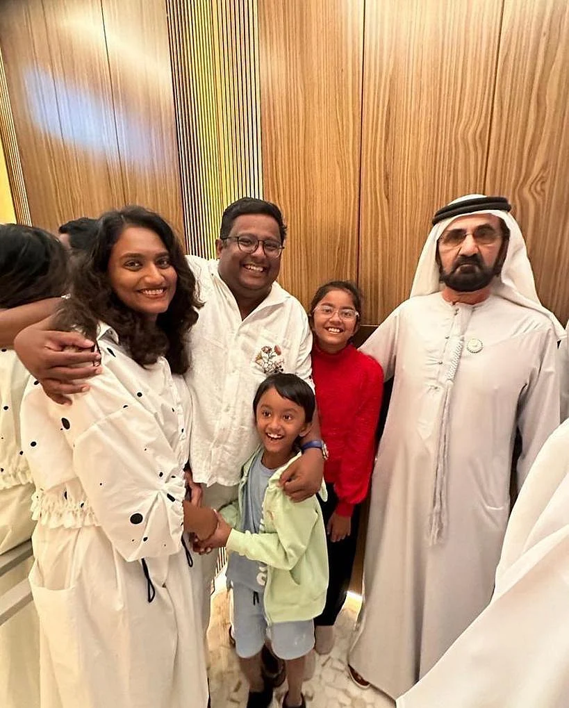 'It was just surreal': Indian family meets Dubai Ruler in elevator ...