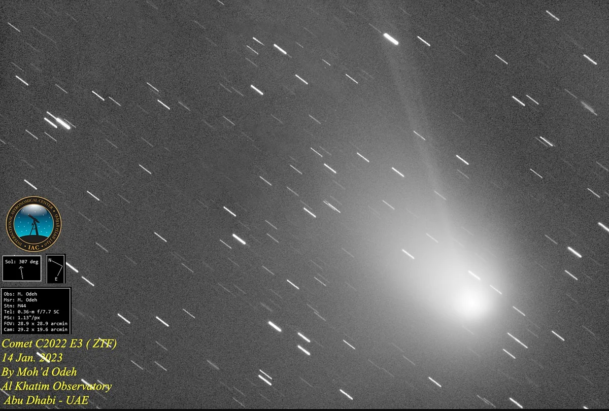 Watch: Comet seen only once in 50,000 years spotted today in Abu Dhabi | Khaleej Times
