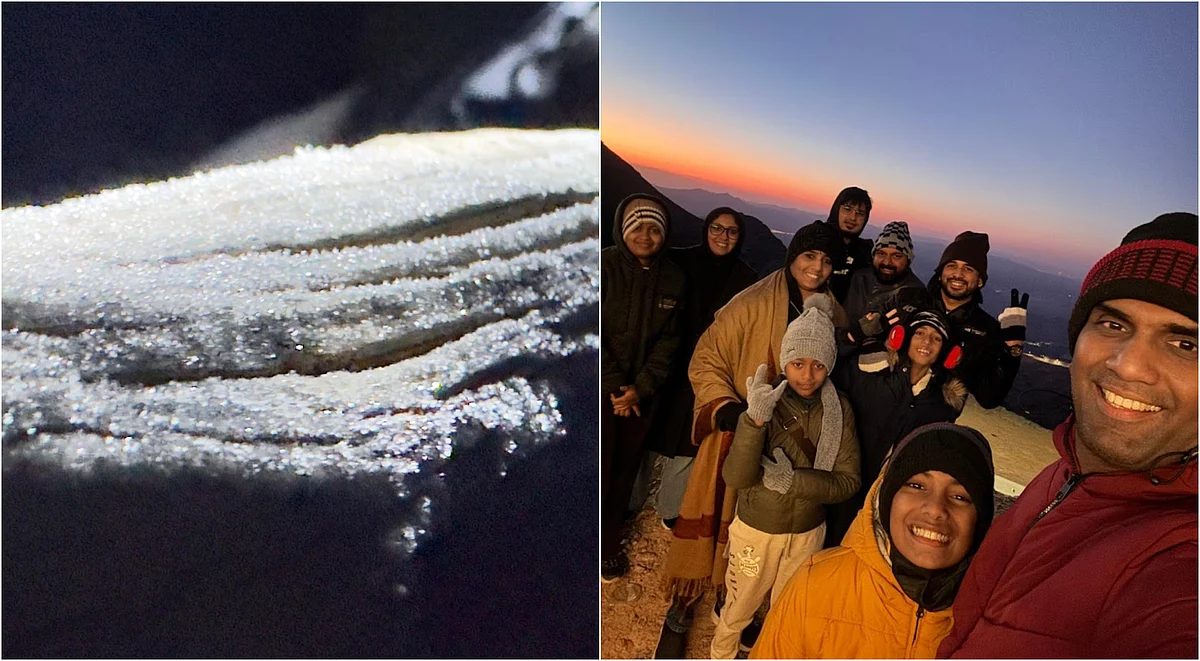 'It's like snow': UAE residents go ice chasing in Al Ain, RAK as ...