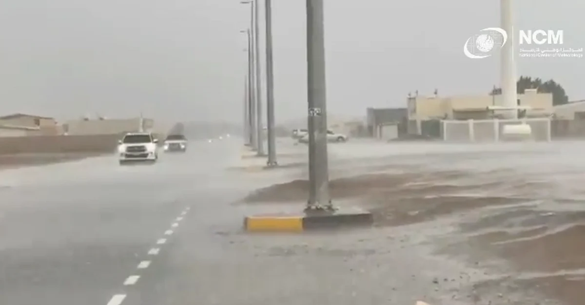 UAE: Heavy rains, hail hit parts of country on 'last day of summer ...