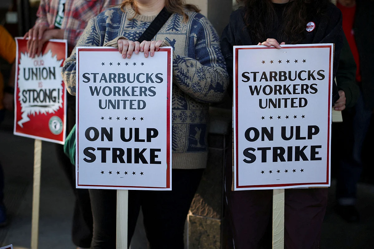 Starbucks workers' union strikes across US as talks hit impasse ...