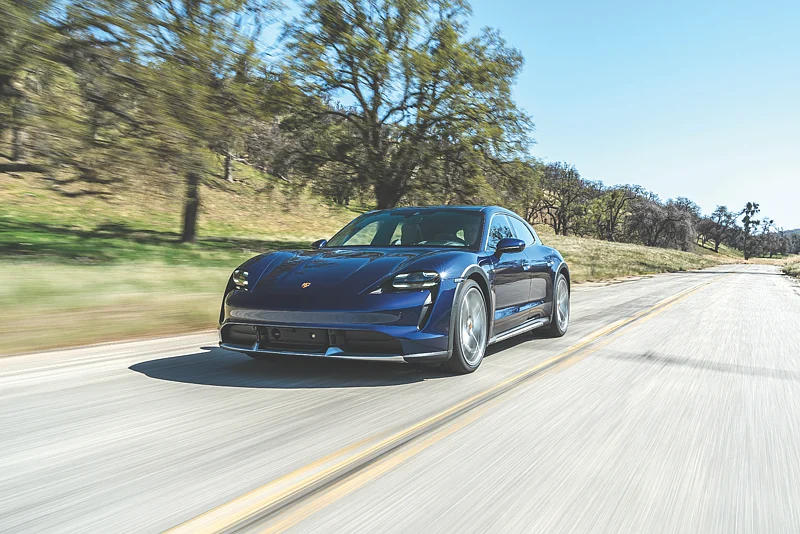 Driving the world’s first electric luxury estate car