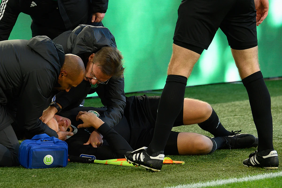 Spectator becomes match official after assistant referee gets injured ...
