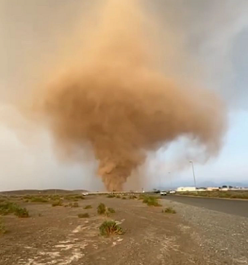 UAE: Videos of 'tornado-like' storm go viral; NCM clarifies landspout ...