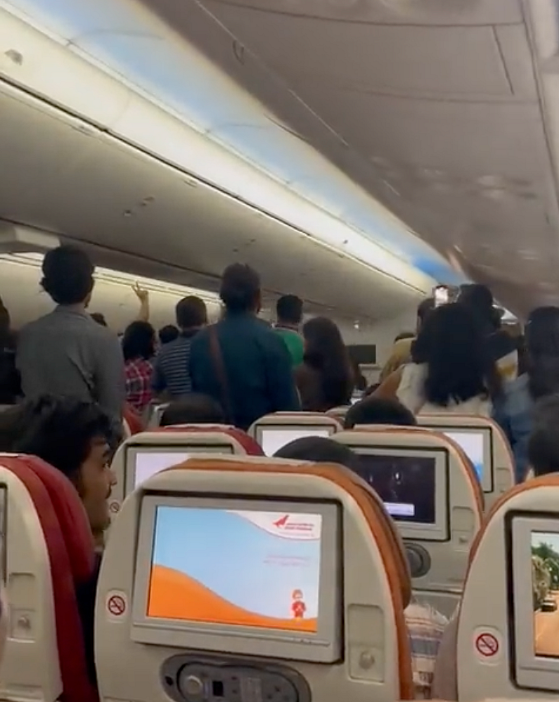 Watch: Indians arrive on first flight from Israel under 'Operation Ajay ...