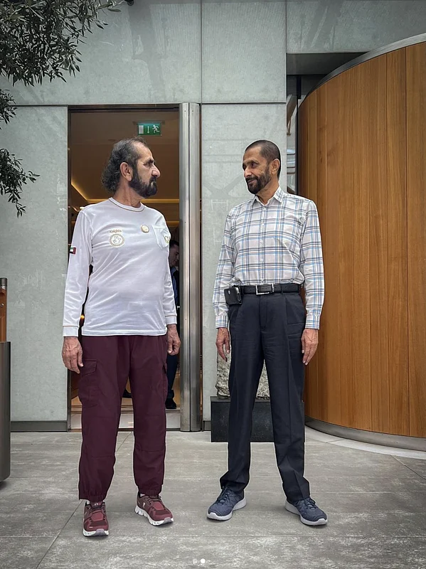 Look: Sheikh Mohammed spends quality time with brother Sheikh Ahmed bin ...