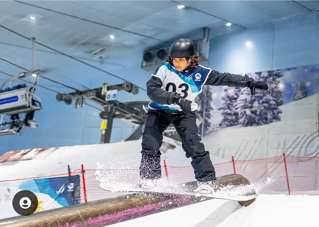Watch: From desert to snow slopes; how this Emirati teen is ...