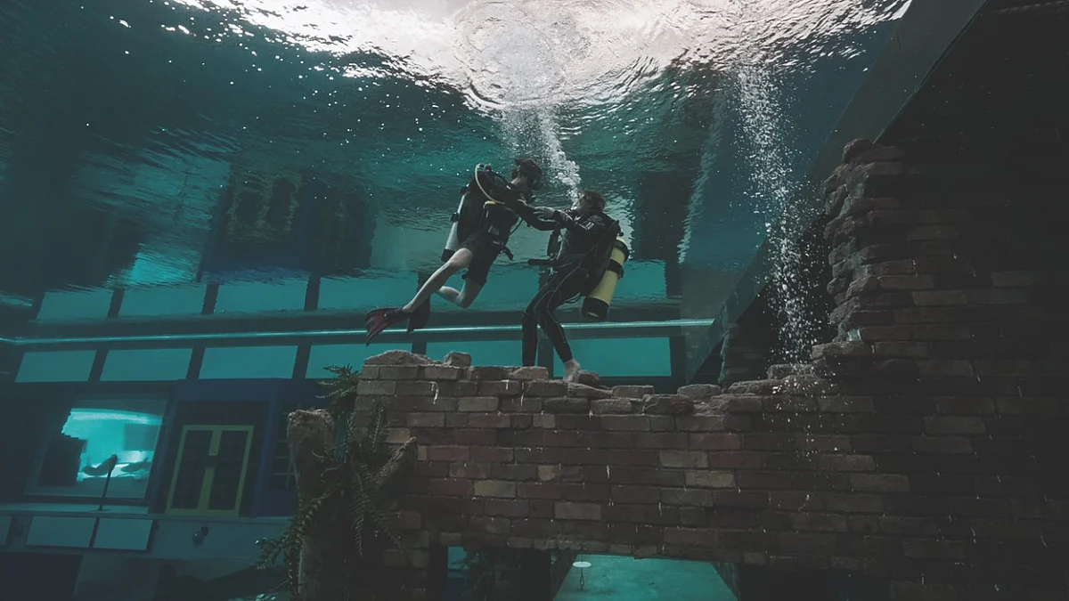 UAE: Inside world's deepest diving pool in Dubai | Khaleej Times