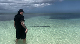 Watch: WWE legend The Undertaker stands in front of shark that swam ...