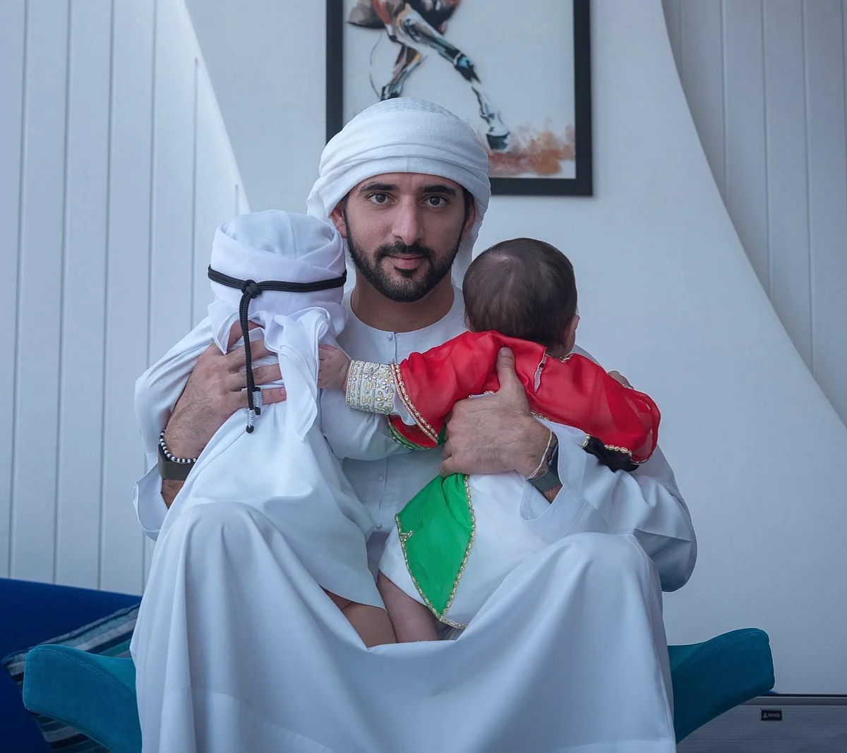 Sheikh Hamdan's twins turn 2: 7 times adorable Shaikha, Rashid melted ...