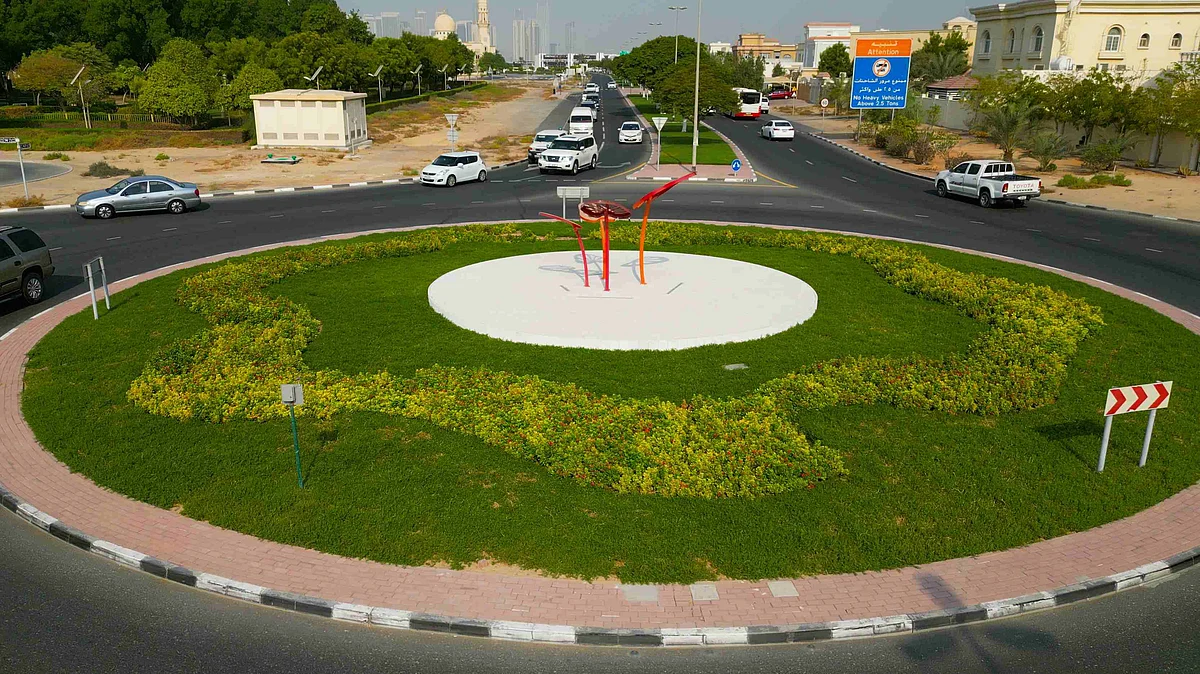 Watch: Dubai roundabouts get stunning new designs, art installations ...