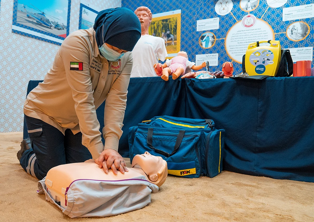 UAE: Visitors to Sheikh Zayed Festival get first aid training to help ...