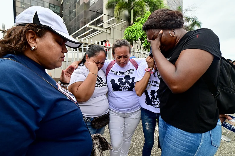 Charred bodies in Ecuador are missing adolescents, say officials