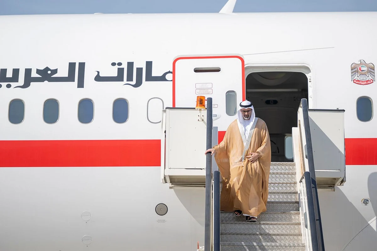 Look: Abu Dhabi Crown Prince arrives in Serbia, discusses trilateral ...