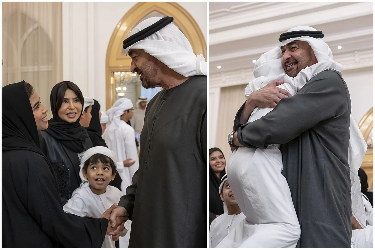 Look: UAE President gives big hugs in heartwarming meeting with foster ...