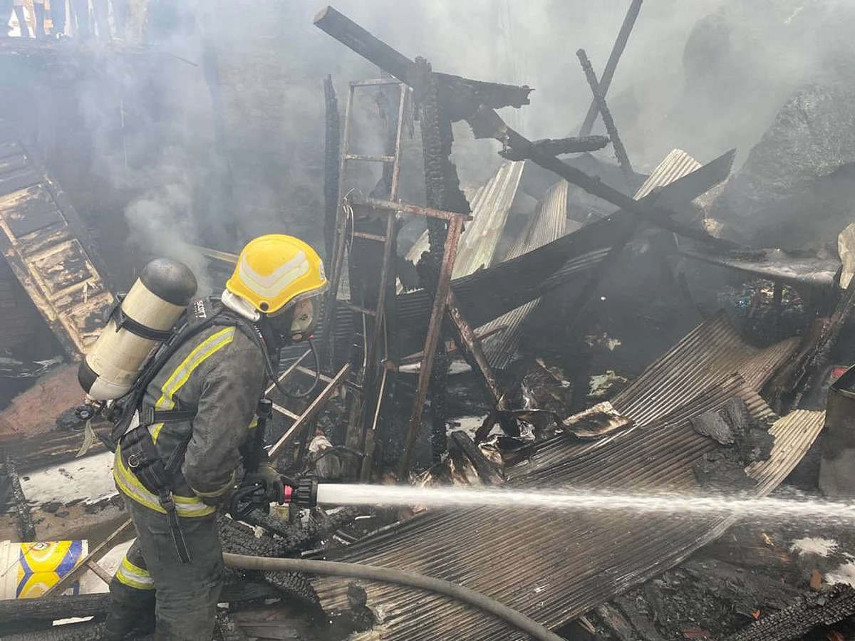 Saudi Arabia wildfire: Civil Defence members injured battling three-day ...