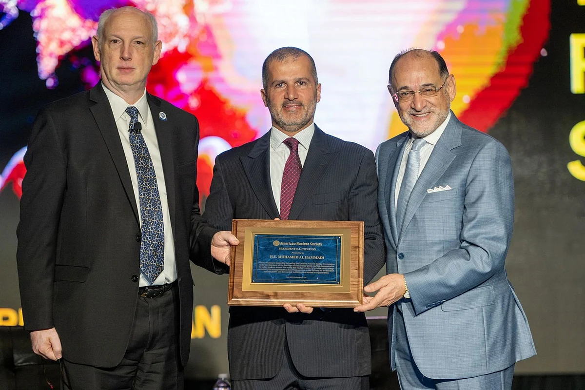 Emirati CEO receives prestigious award from American Nuclear Society ...