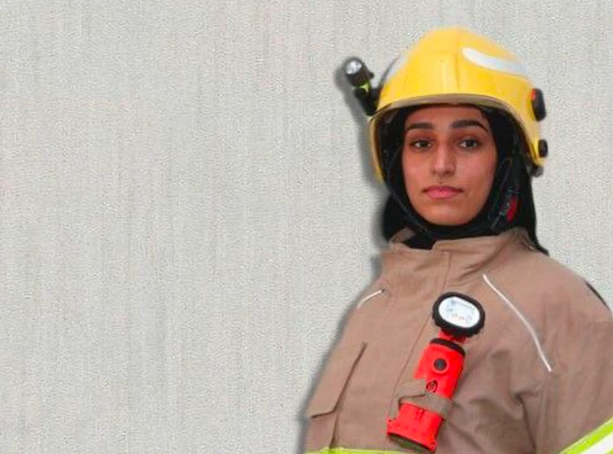 UAE: Emirati woman firefighter sets the bar high for her peers ...