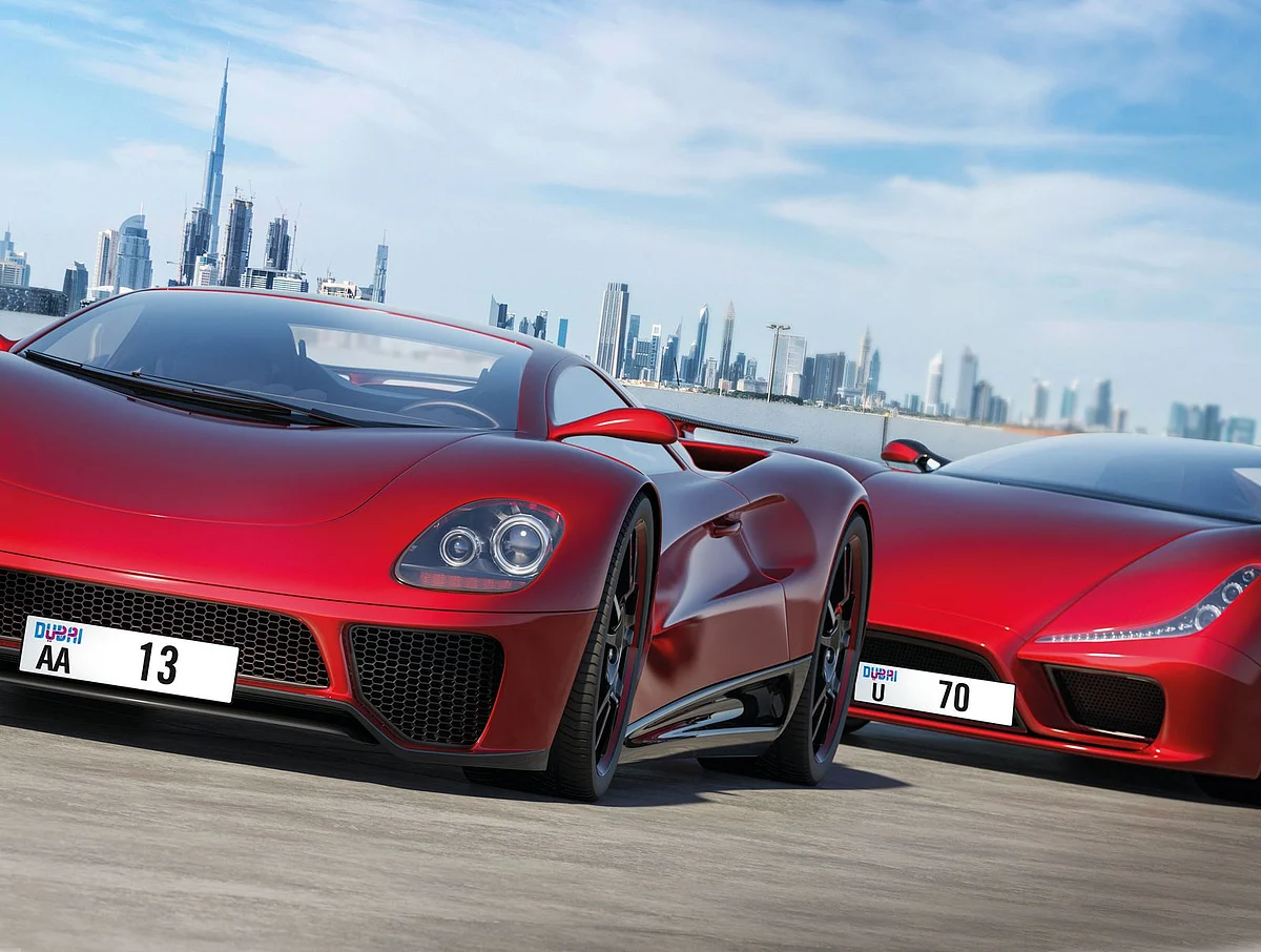 Dubai: AA-13, U-70 among 90 fancy car number plates to be auctioned off ...