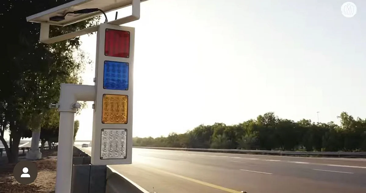 UAE: Spotted these flashing devices on Abu Dhabi highways? Police ...