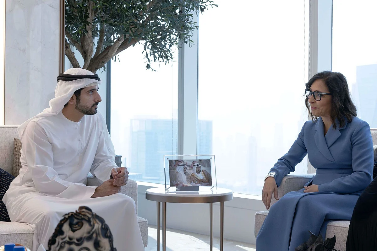 Dubai: Sheikh Hamdan meets X CEO, explores partnerships in digital ...