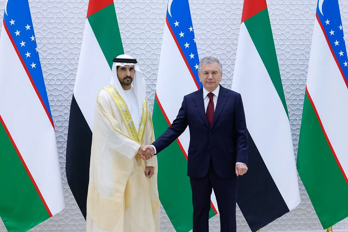 Look: Dubai Crown Prince meets Uzbekistan President during official ...