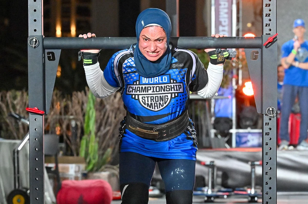 At Dubai’s strongman contest, Muslim woman shows off incredible ...