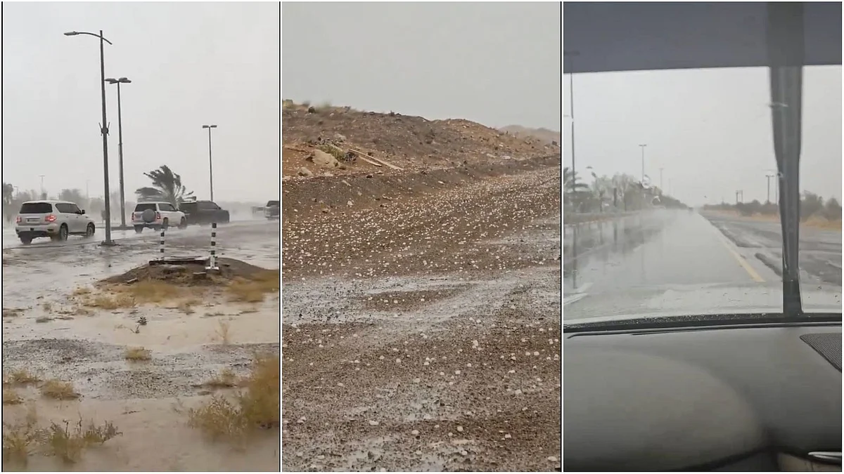 Heavy rain, hail in UAE: Which areas will get more showers in the ...