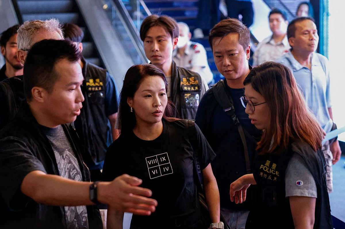 HK activist gets jail for wearing T-shirt with protest slogan | Khaleej ...