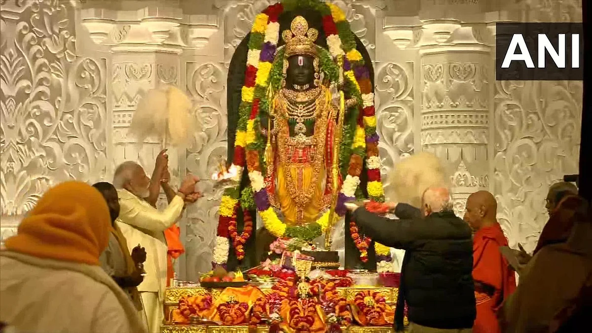 Indian PM Narendra Modi inaugurates Ram temple in Ayodhya ahead of ...