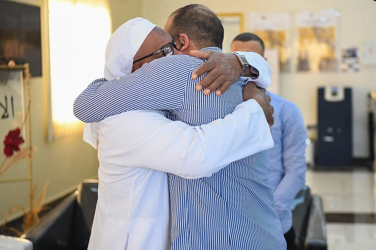 Photos: Tears of joy as inmates reunite with families in police's ...