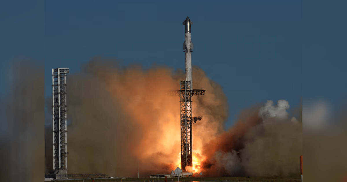 Elon Musk's SpaceX launches Starship; booster misses landing | Khaleej ... Elon Musk's SpaceX launches Starship; booster misses landing | Khaleej ...