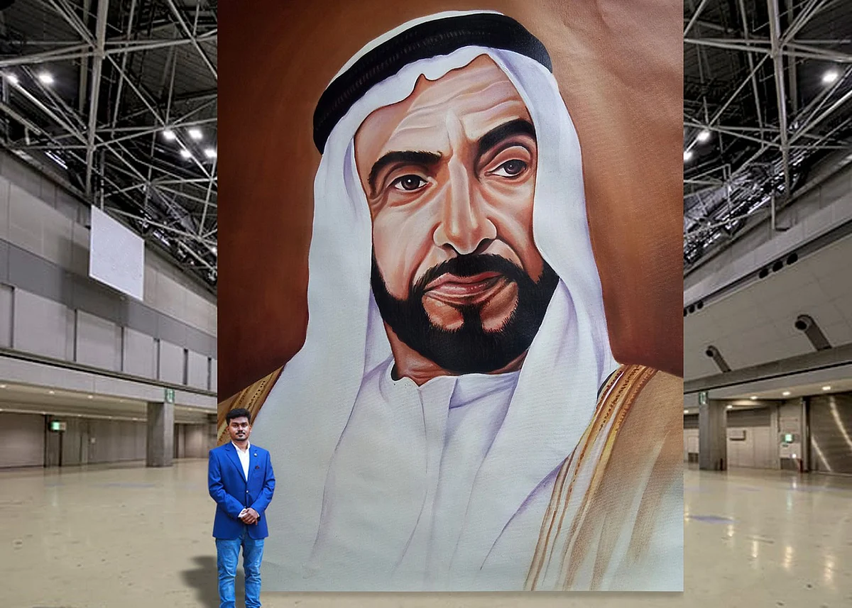 Sheikh Zayed's birth anniversary: Expat pays tribute with record ...