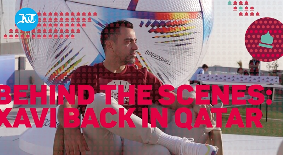 Behind the scenes: Xavi back in Qatar