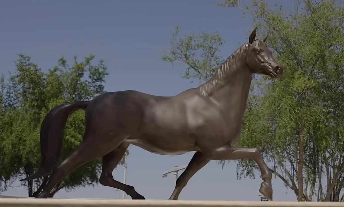 UAE: New park with statue of Sheikh Zayed's horse opens in Abu Dhabi