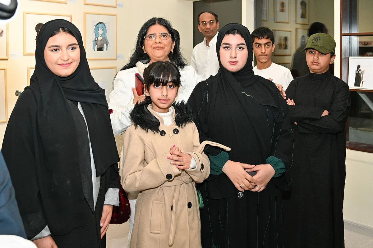 UAE: Meet 9-year-old Emirati artist who wowed art fraternity with her ...
