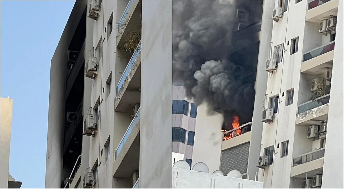 Sharjah building fire: Some tenants return home after blaze swiftly put ...