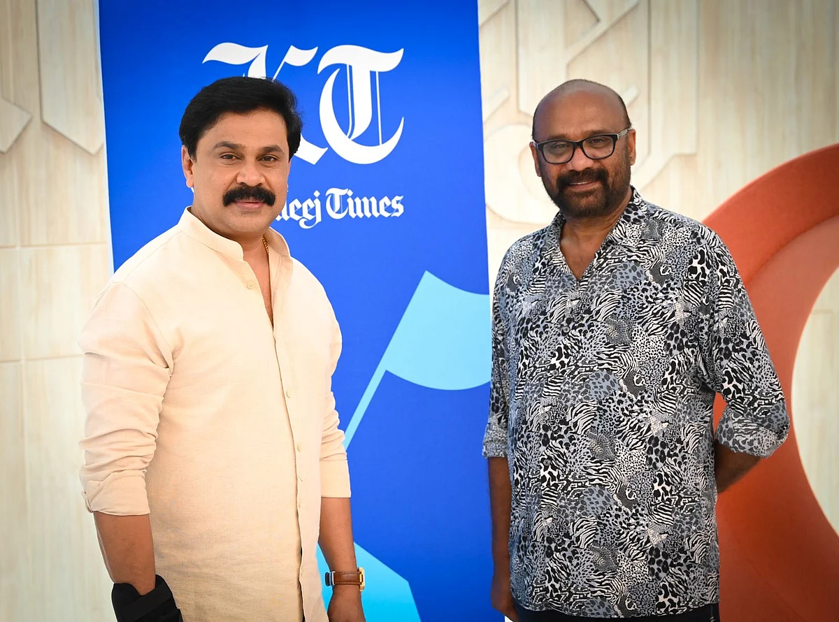 Actor Dileep, director Raffi on 'Voice of Sathyanathan' | Khaleej Times