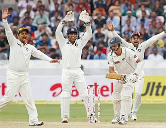 India win first Test by nine wickets