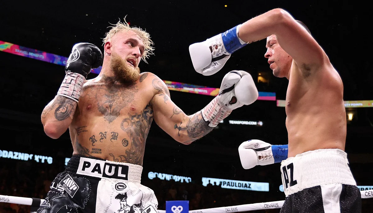 Jake Paul calls out for Tommy Fury rematch after outslugging UFC legend ...