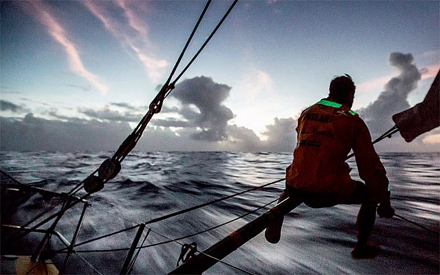 Azzam battles rough weather | Khaleej Times