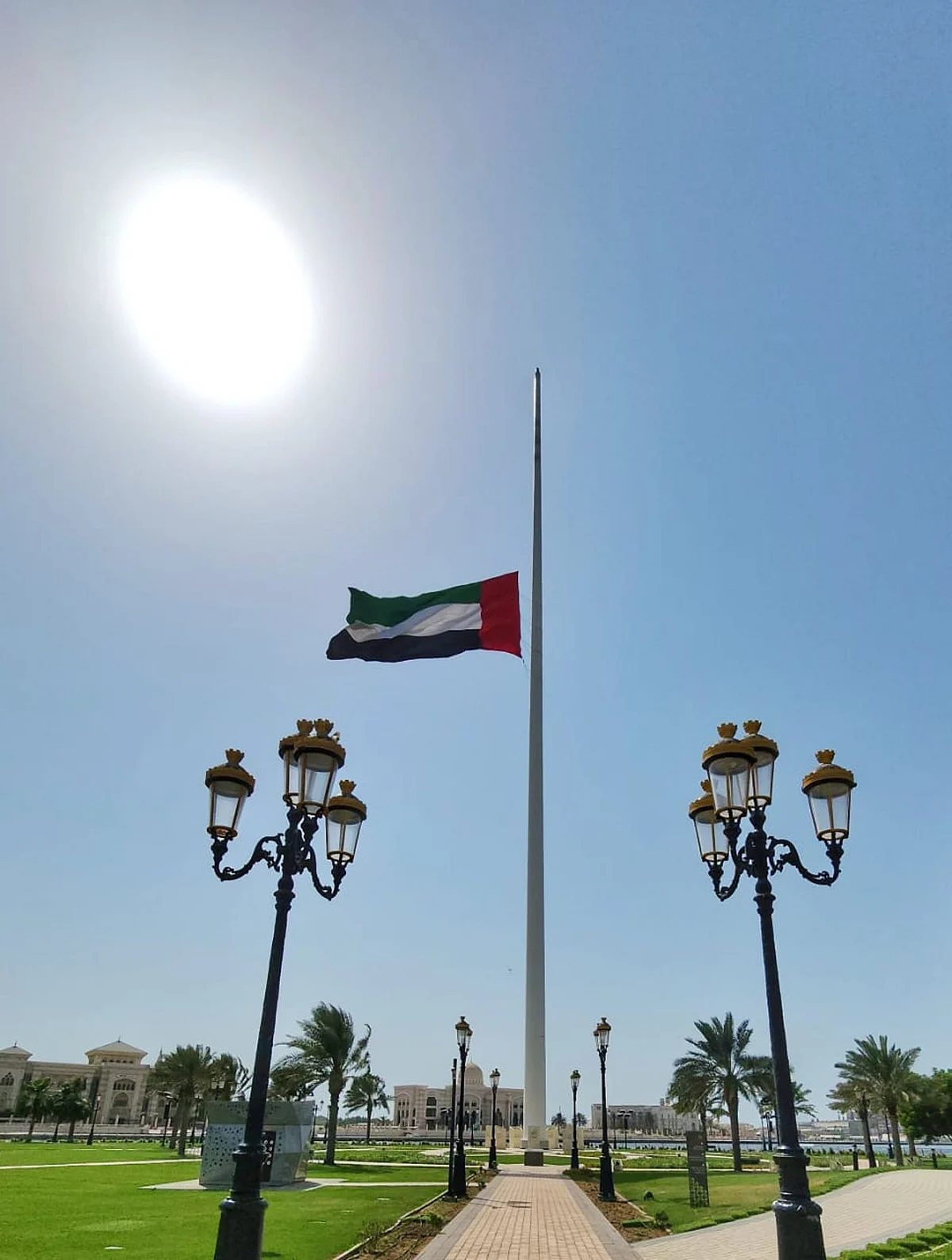 Look: UAE flags flown at half-mast over Sheikh Saeed's demise | Khaleej ...
