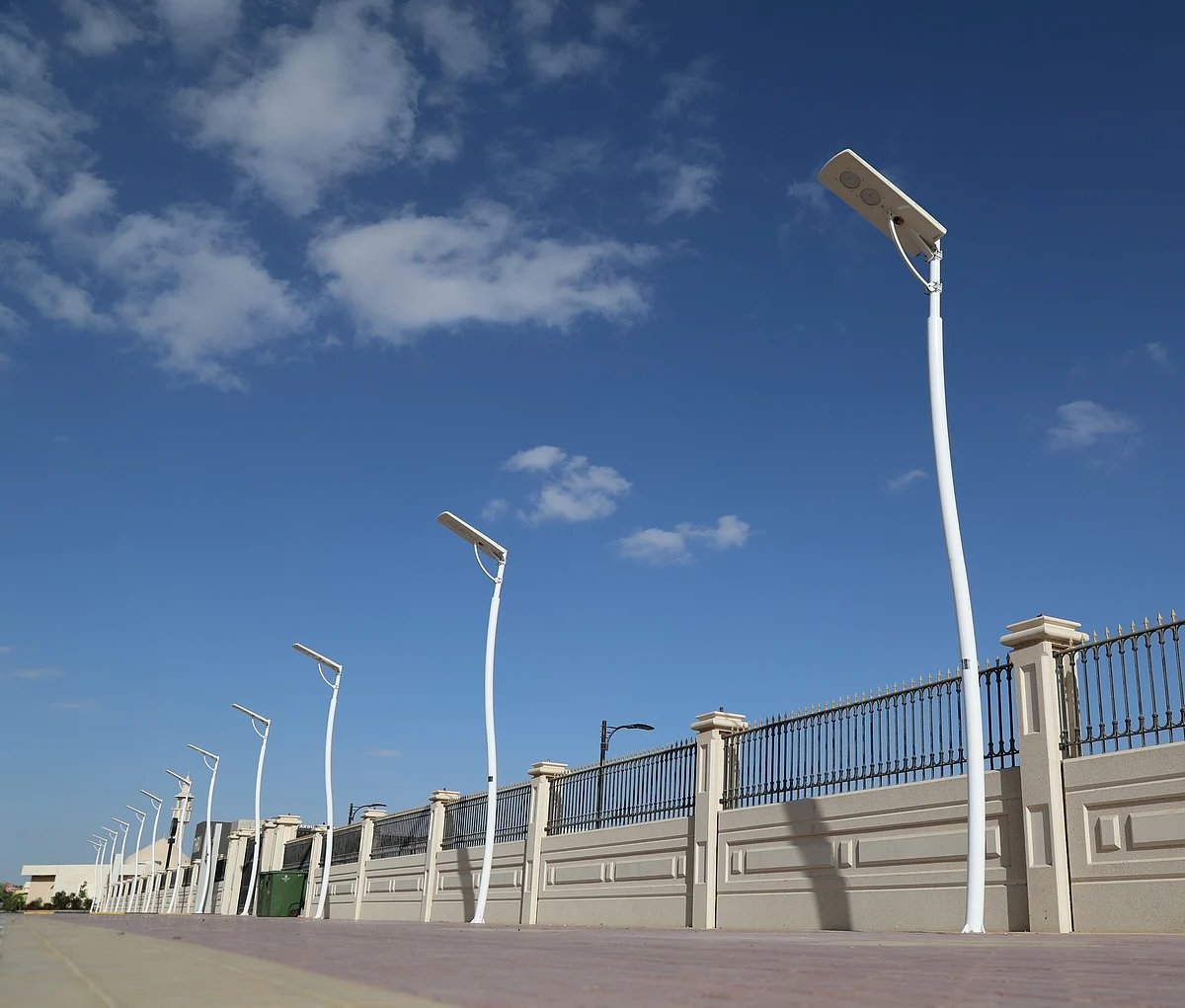 210 solar lamps installed in Ajman green areas