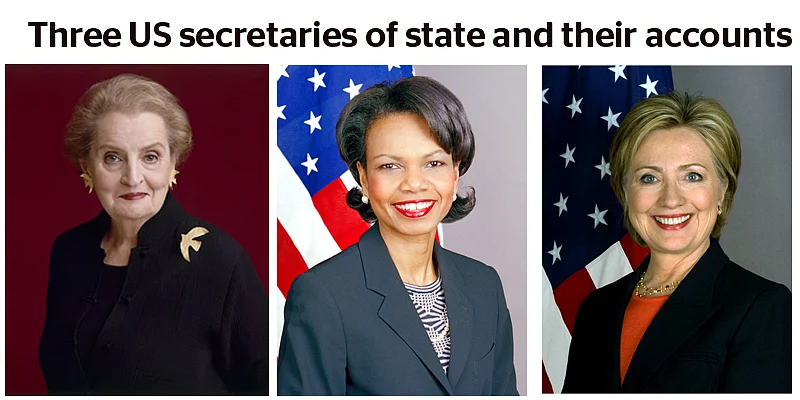 The world’s most powerful women: Three US secretaries of state and ...