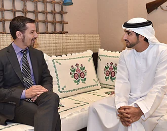 Shaikh Hamdan meets LinkedIn’s Mike Gamson | Khaleej Times