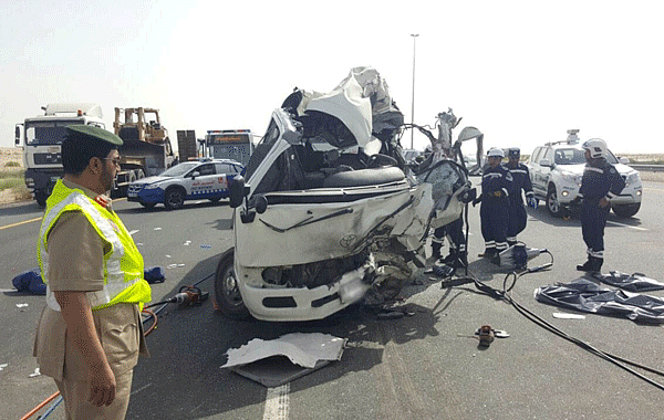7 killed, 13 injured in horrific Emirates Road accident | Khaleej Times
