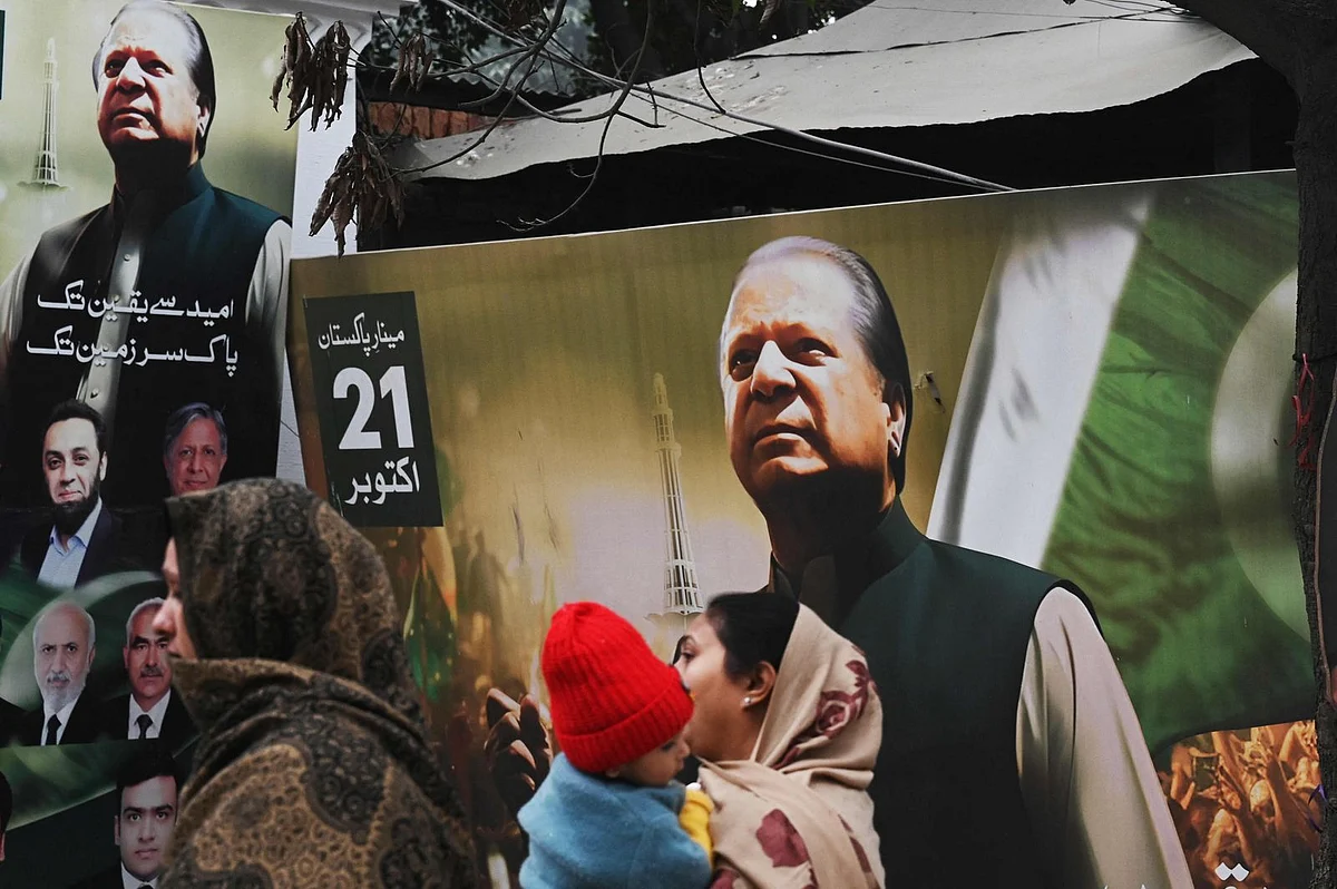 Party of Pakistan's ex-PM Nawaz Sharif launches election campaign ...